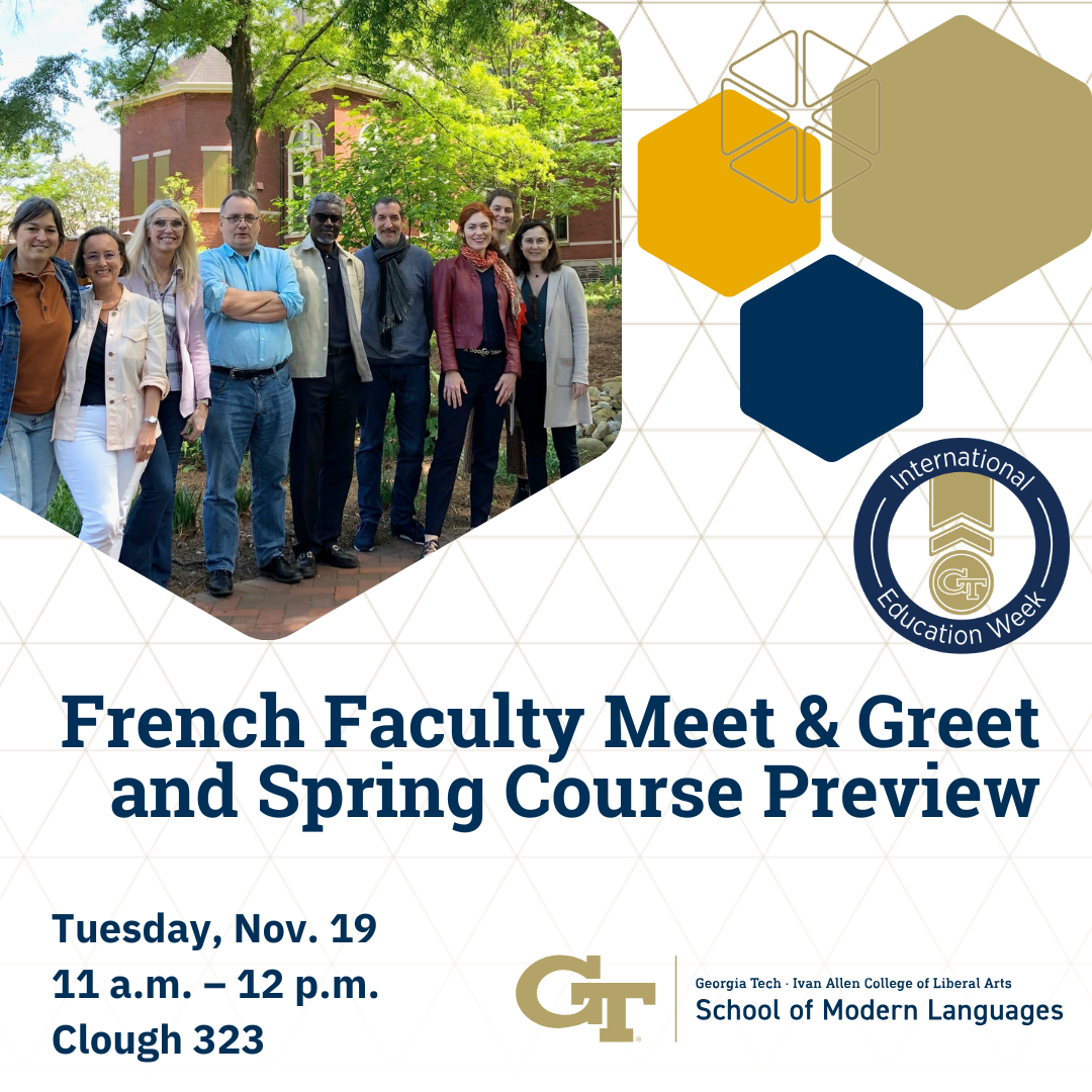French Faculty Meet and Greet + Spring Course Preview | Campus Calendar